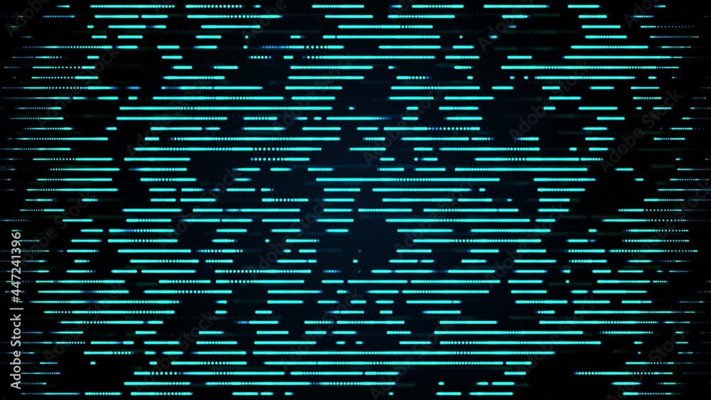 4K loop Animation Background Futuristic hi tech graphic user interface ...