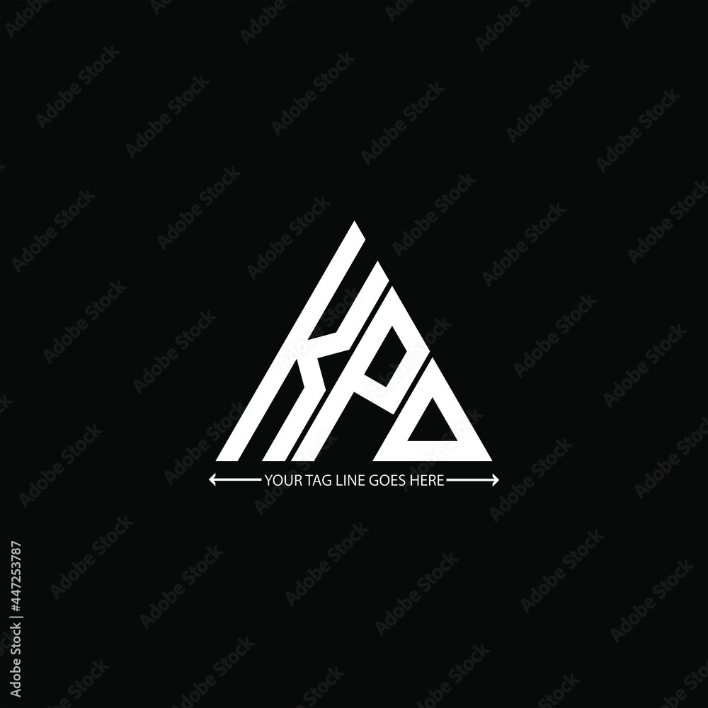 KPD letter logo creative design. KPD unique design Stock Vector | Adobe ...