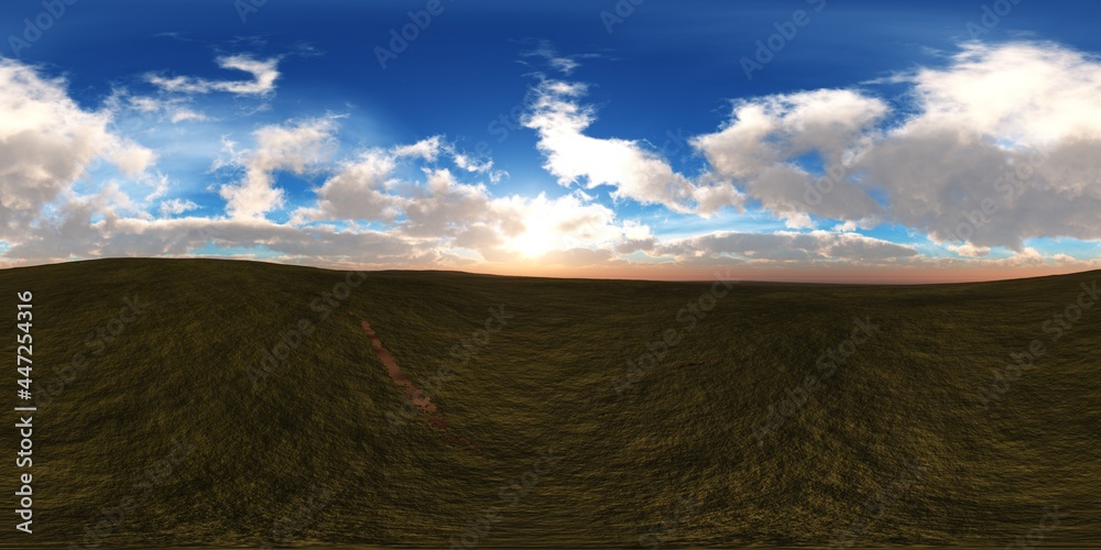 HDRI, environment map , Round panorama, spherical panorama, equidistant ...