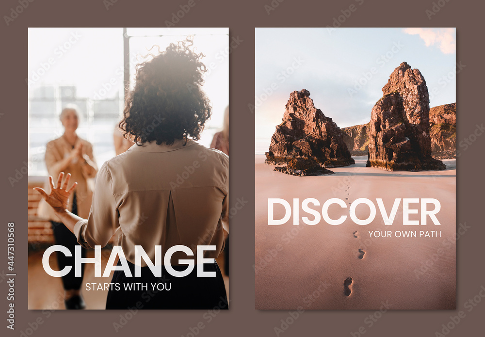 Women Empowerment Career Layout Poster with Quote Stock Template ...