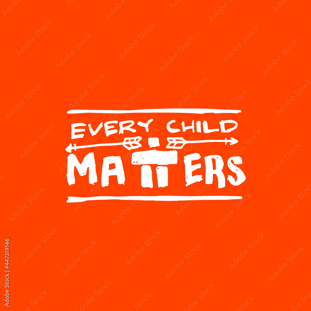 Every Child Matters Illustration Design. Vector Logo. Stock Vector ...
