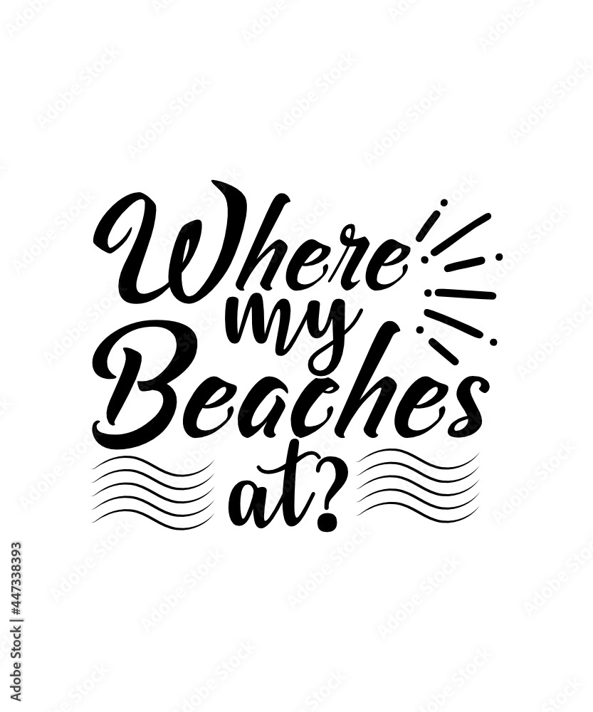 Beach Quotes Svg, Silhouette, Summer Quotes Svg, Beach vector, Beach ...
