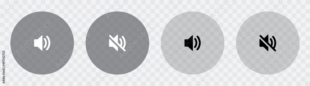 Speaker sound vector icon in modern design, Audio speaker volume icon ...