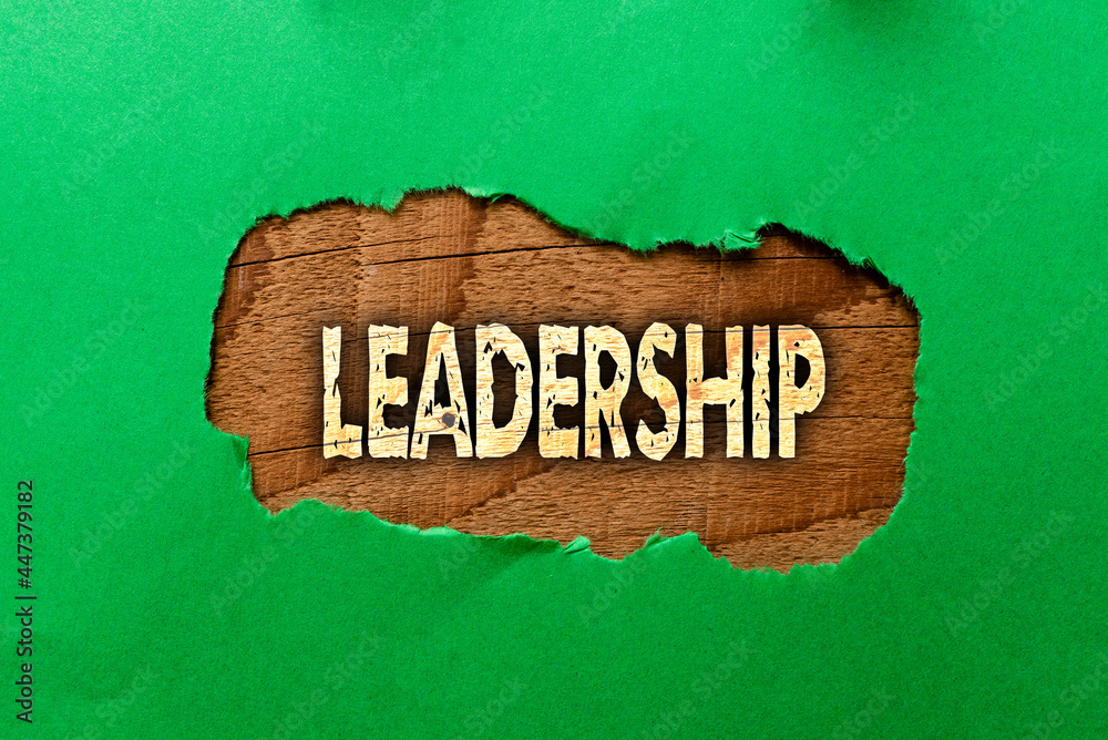 Inspiration showing sign Leadership. Business showcase art of ...