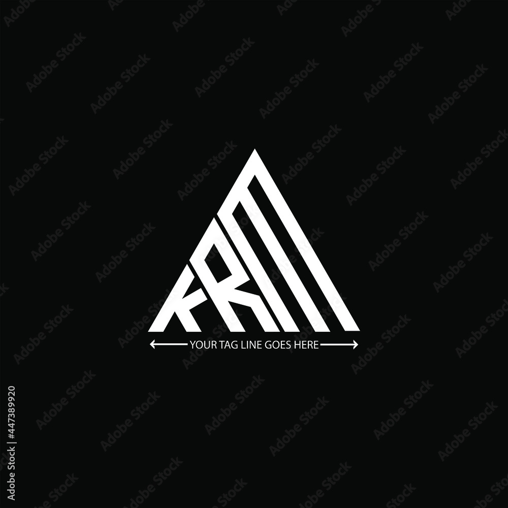 KRM letter logo creative design. KRM unique design Stock Vector | Adobe ...