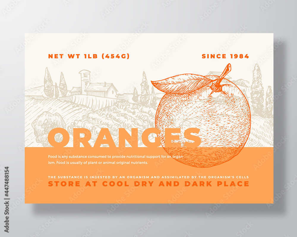 Food Packaging Design Layout