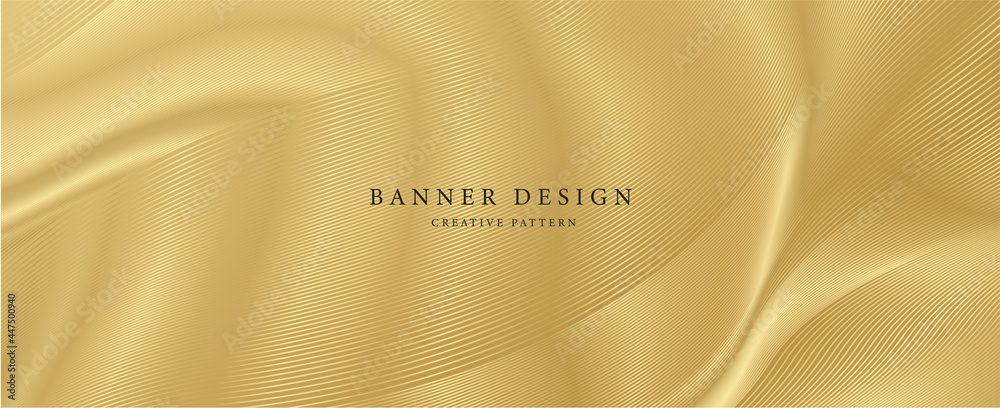 Premium background design with diagonal line pattern in gold colour ...