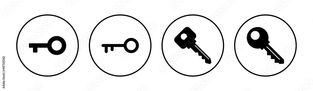 Key icon set. Key vector icon. Key symbol Stock Vector | Adobe Stock