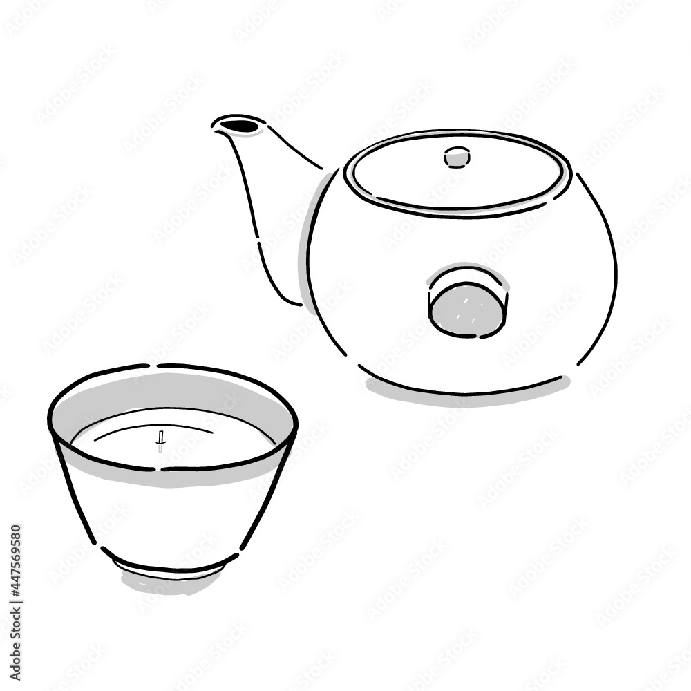 Japanese food illustration. Hand drawn sketch. Japanese cuisine. Vector ...