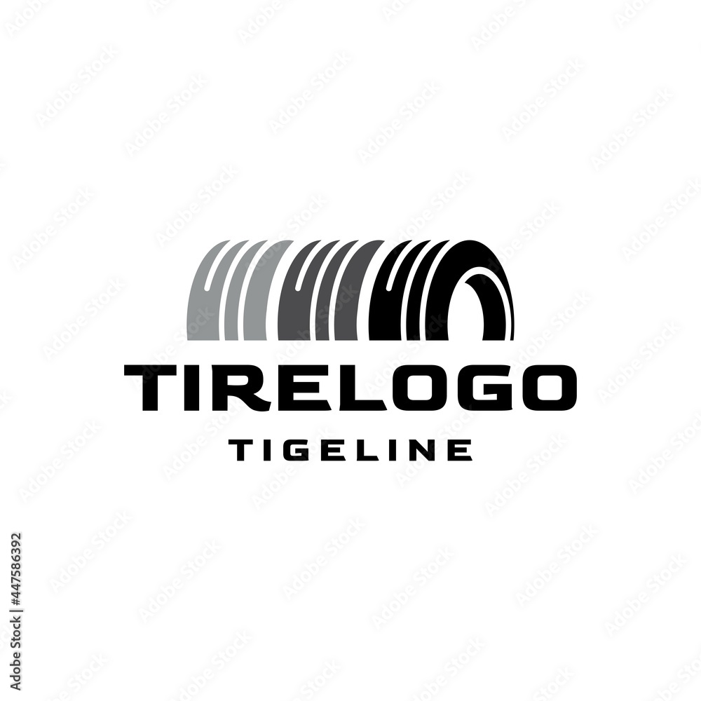 Tire logo design inspiration vector template Stock Vector | Adobe Stock