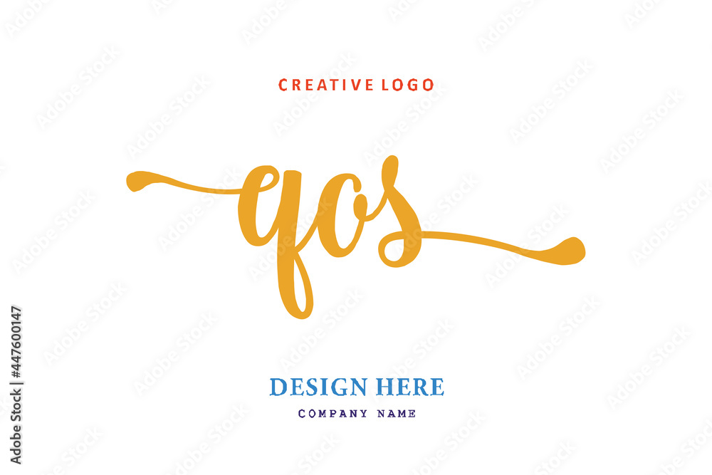 QOS lettering logo is simple, easy to understand and authoritative ...