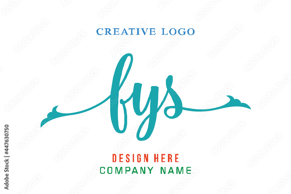 FYS lettering logo is simple, easy to understand and authoritative ...