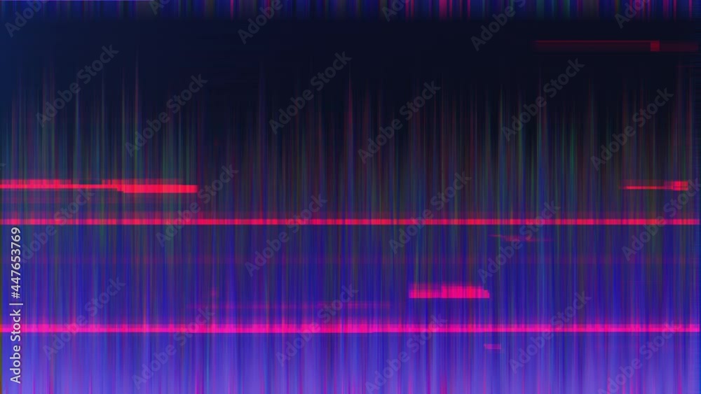 Glitch and pixel noise dynamic visual effect. Color distortions ...
