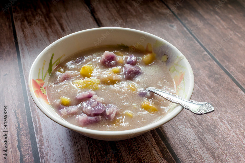 Authentic Binignit, a Visayan dessert soup from the central Philippines ...