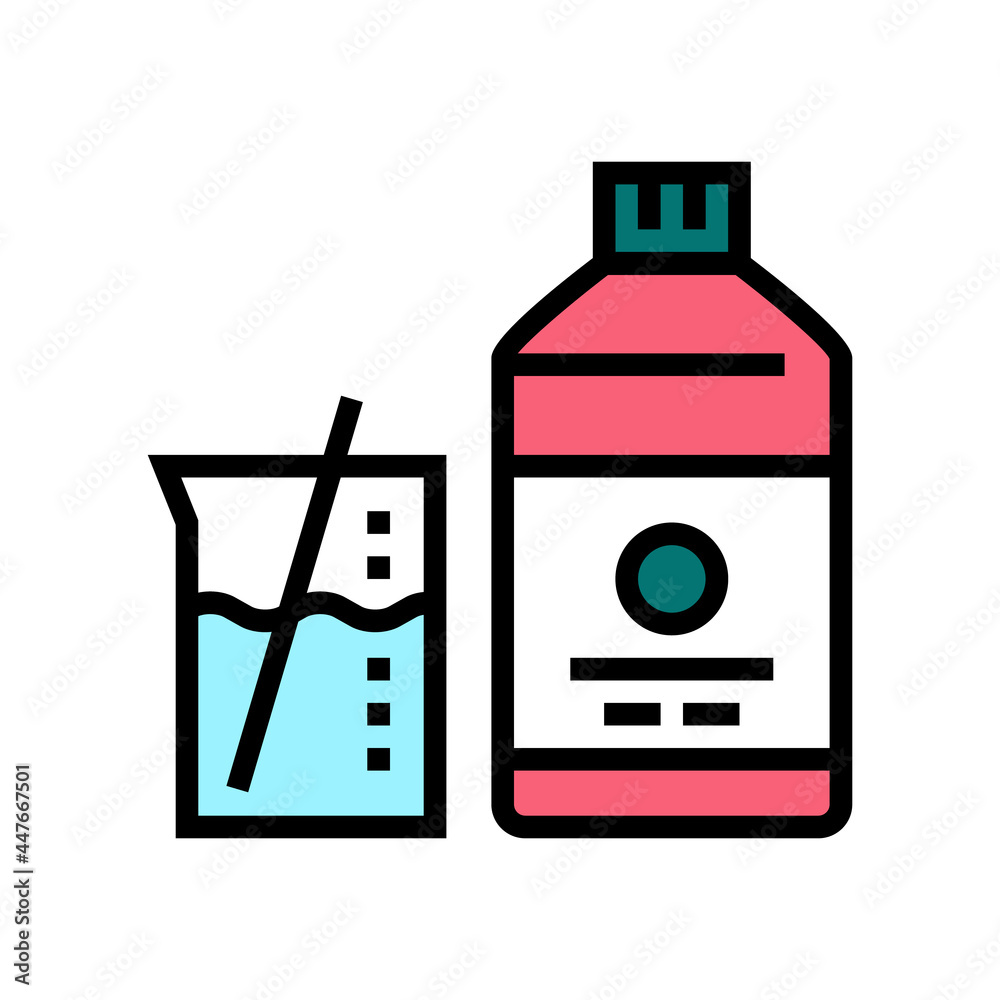 mixing liquid for resin art color icon vector. mixing liquid for resin ...