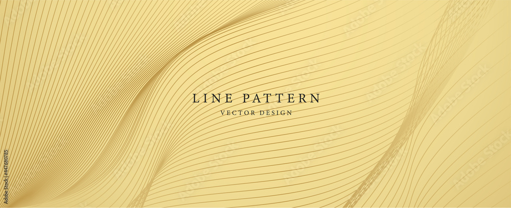 Premium background design with diagonal line pattern in gold colour ...