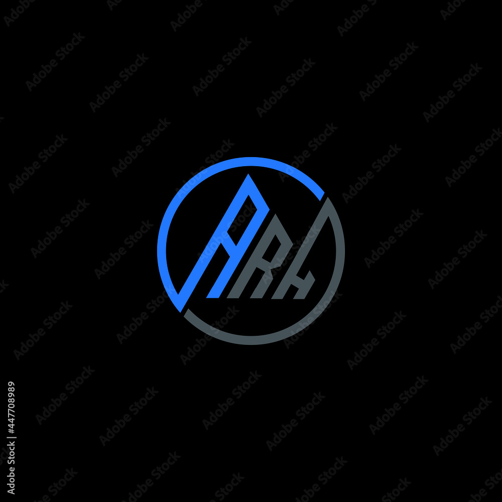 ARH letter logo abstract design. ARH unique design, ARH letter logo ...