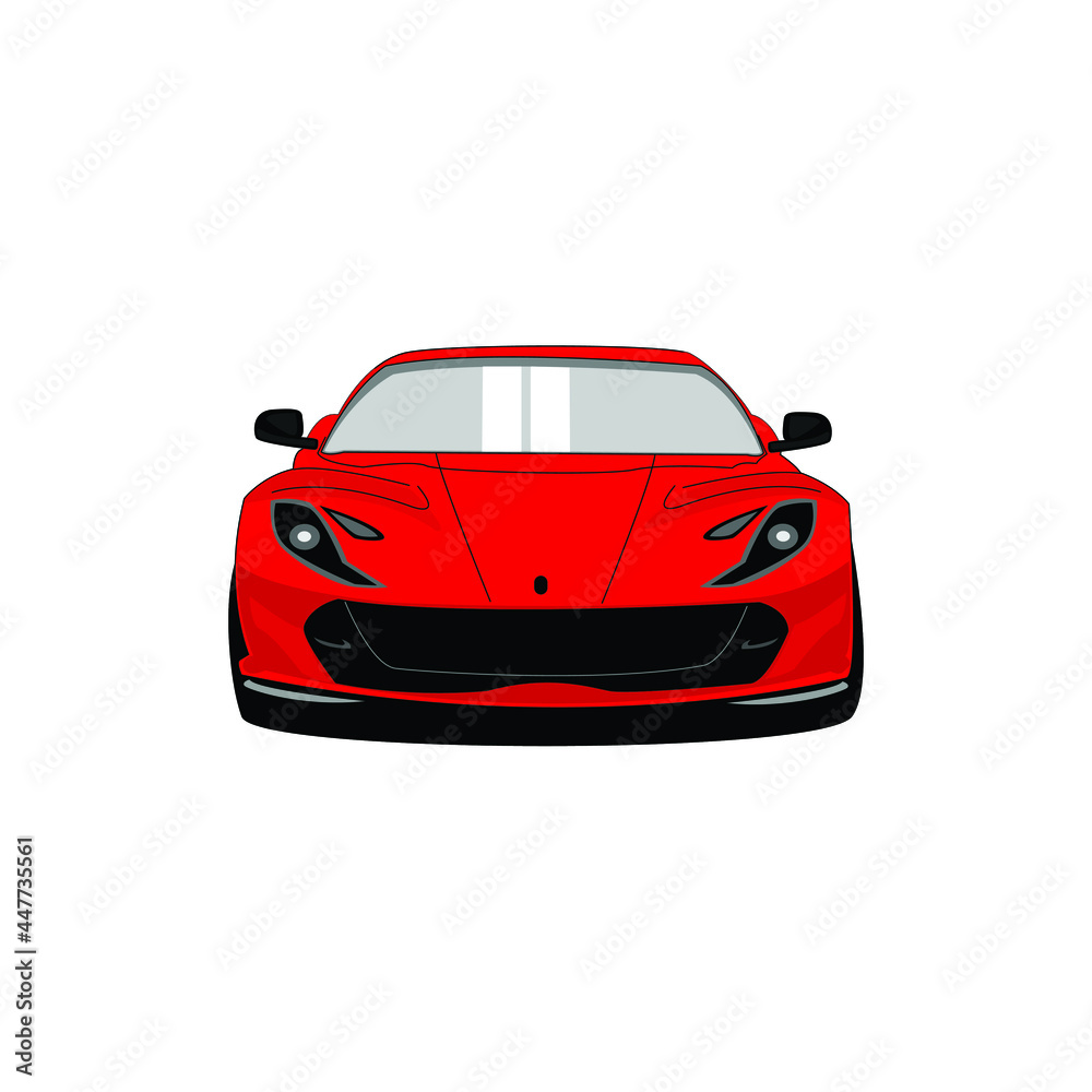 Car Front Vector Art