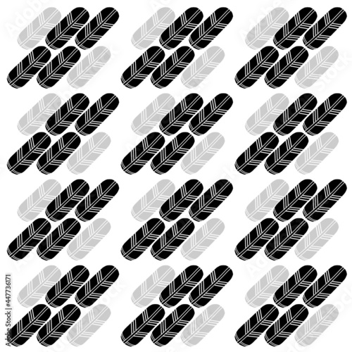 Japanese pattern art illustration. Hand drawn sketch. Japanese culture ...