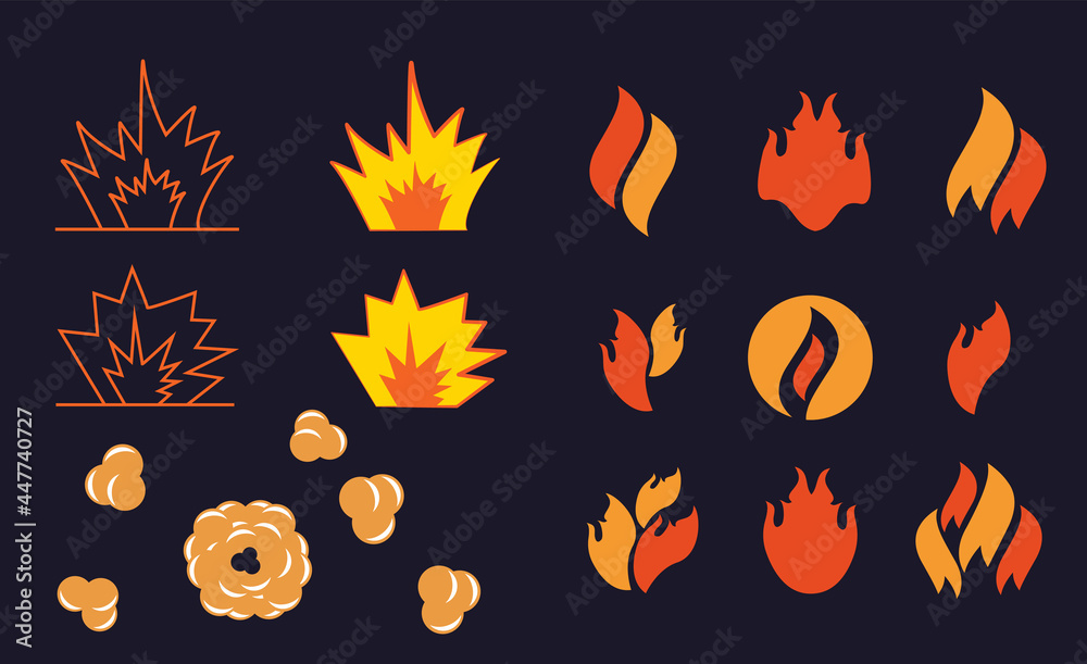 Cartoon Bomb explosion vector. Animation explosions, bomb detonation ...