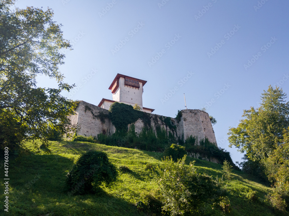 Gradacac castle in town of Gradacac, Bosnia and Herzegovina is a ...