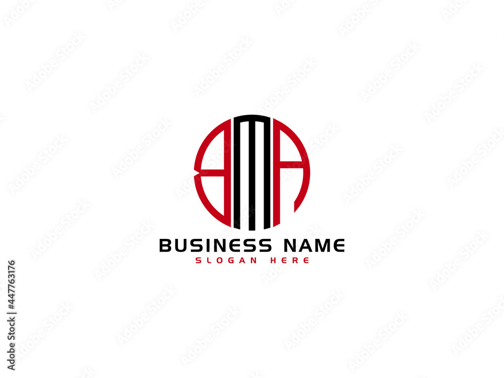 Letter BMA Logo Icon Vector Image Design Stock Vector | Adobe Stock