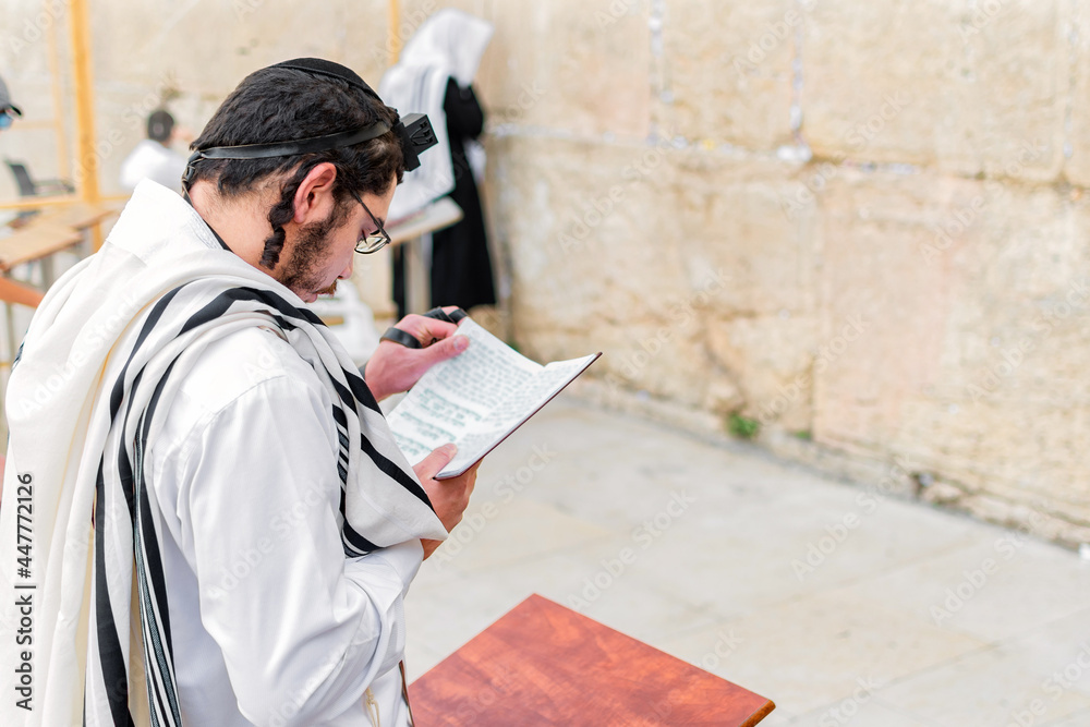 Orthodox Jewish Man Praying