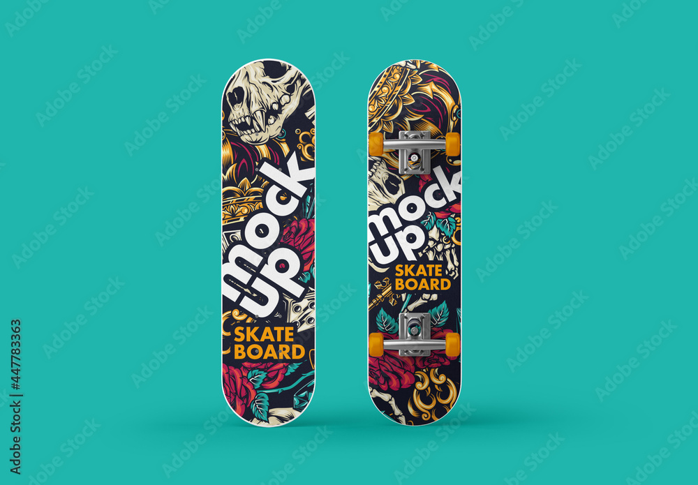 Skateboard Template Psd
