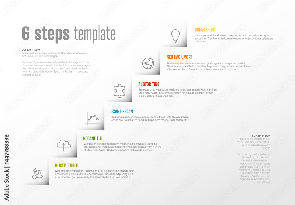 Infographic Steps Diagram Layout for Workflow or Procedure Diagram ...