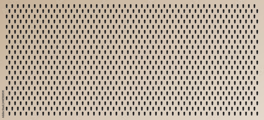 Peg board with oval holes. Rectangle brown peg board perforated texture ...