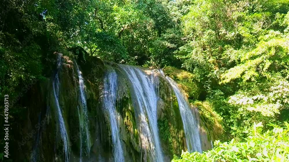 Daranak waterfalls in Tanay, Rizal, Philippines Stock Video | Adobe Stock