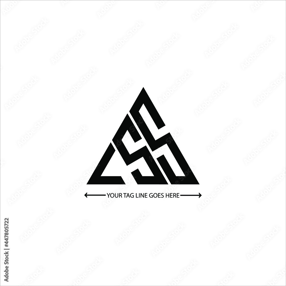 LSS letter logo creative design. LSS unique design Stock Vector | Adobe ...
