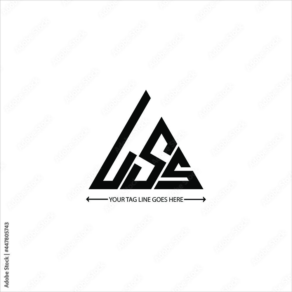 LSS letter logo creative design. LSS unique design Stock Vector | Adobe ...