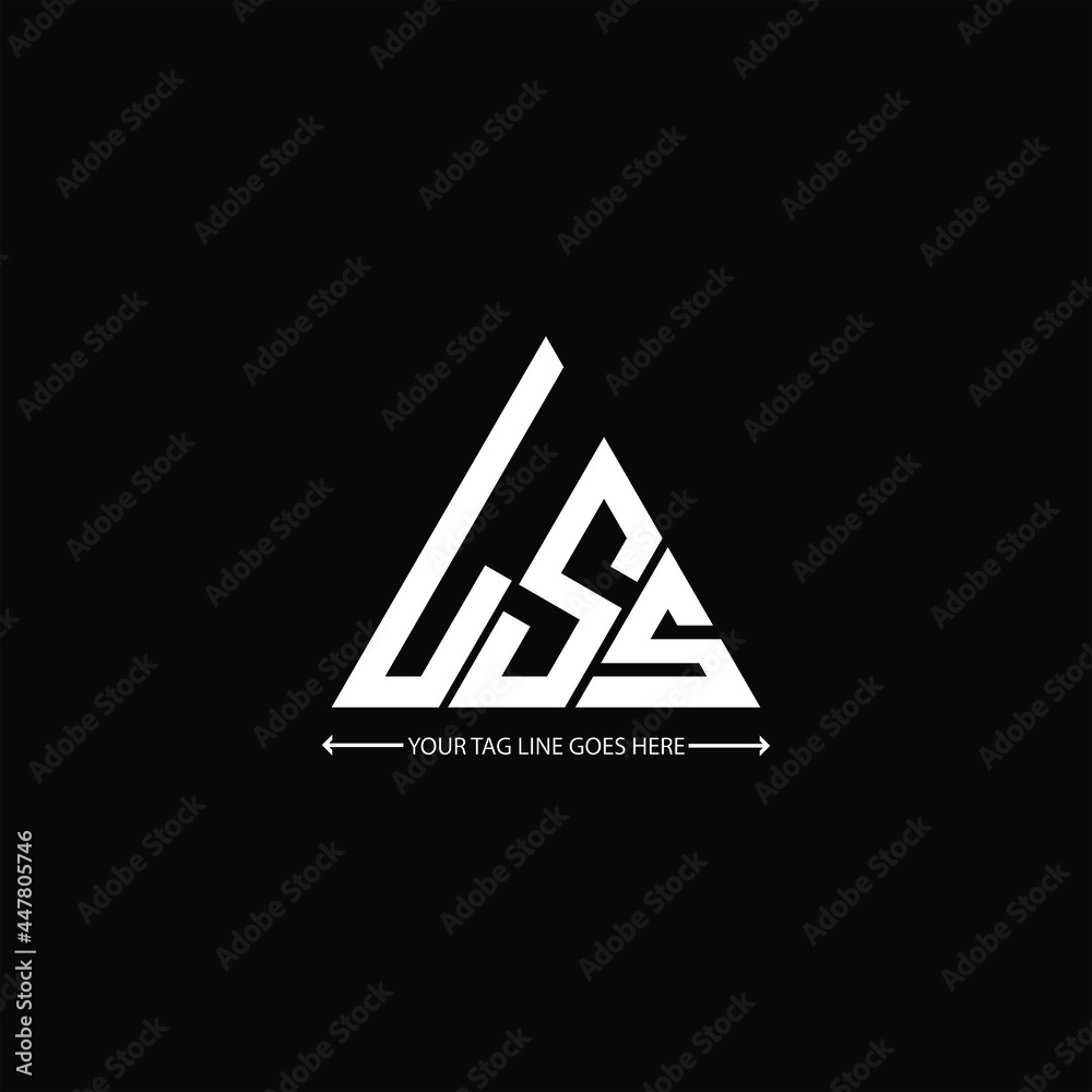 LSS letter logo creative design. LSS unique design Stock Vector | Adobe ...