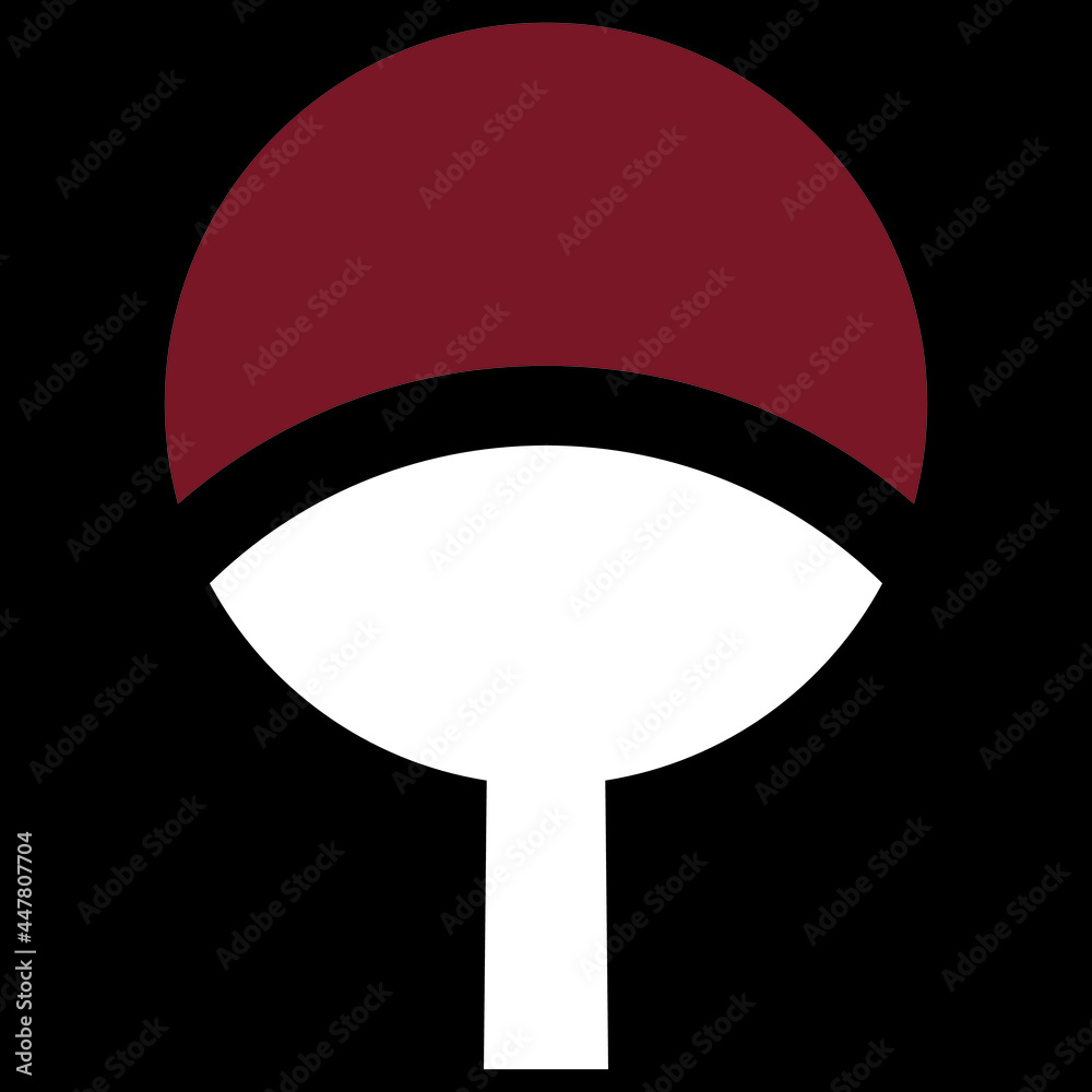 Vetor de The symbol of a clan called the Uchiha clan in the anime ...
