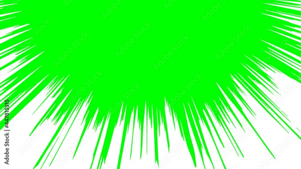 Anime Zoom green screen background design vídeo de Stock | Adobe Stock