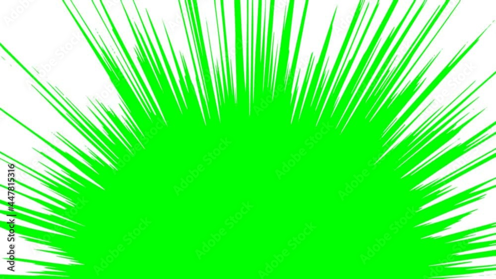 Anime Zoom green screen background design Stock ビデオ | Adobe Stock