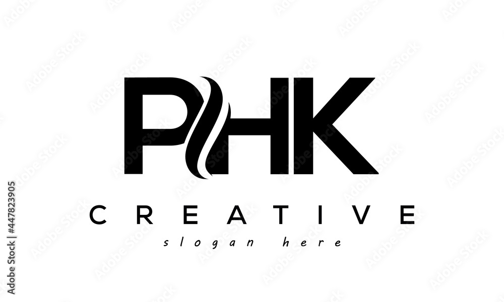 Letter PHK creative logo design vector Stock Vector | Adobe Stock