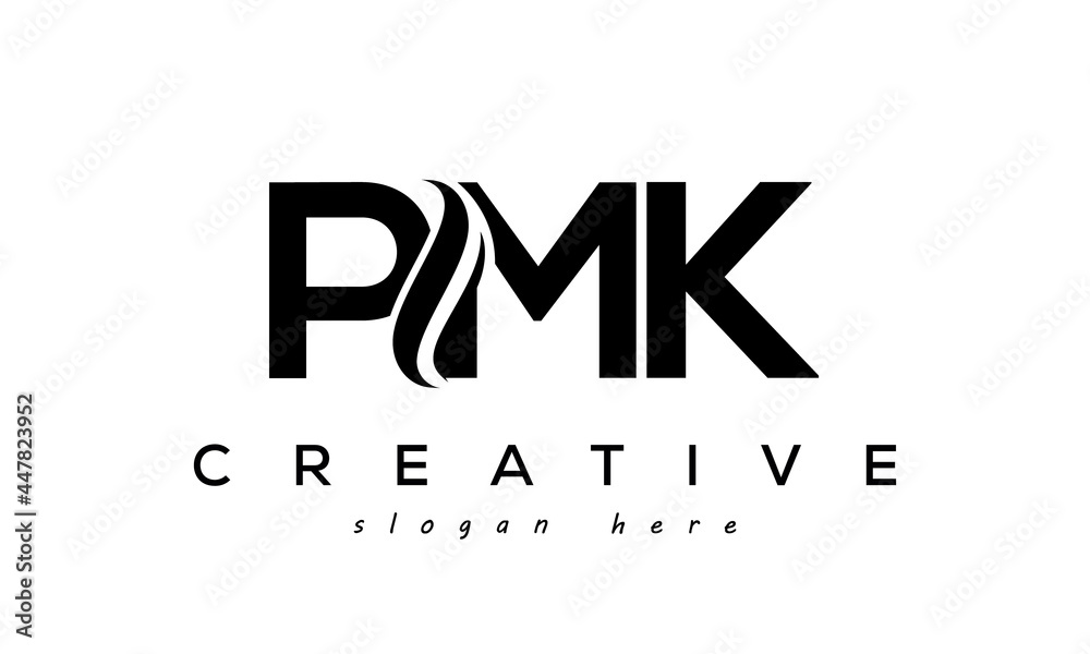 Letter PMK creative logo design vector Stock Vector | Adobe Stock