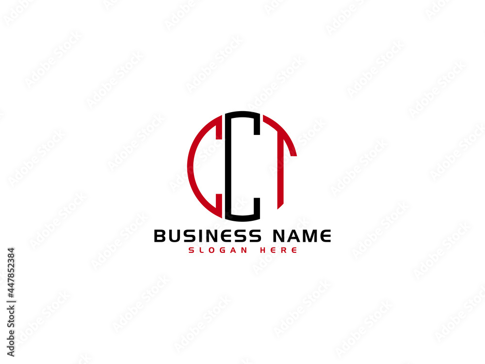 Letter CCT Logo Icon Vector Image Design For New Business Stock Vector ...