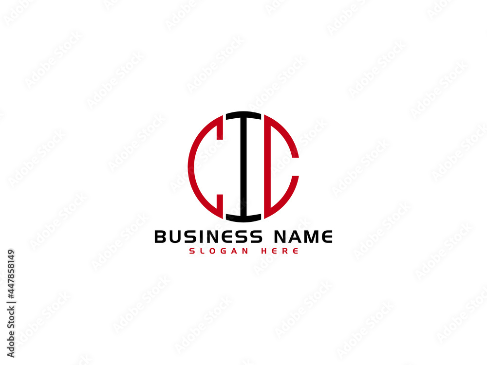 Letter CIC Logo Icon Vector Image Design For New Business Stock Vector ...