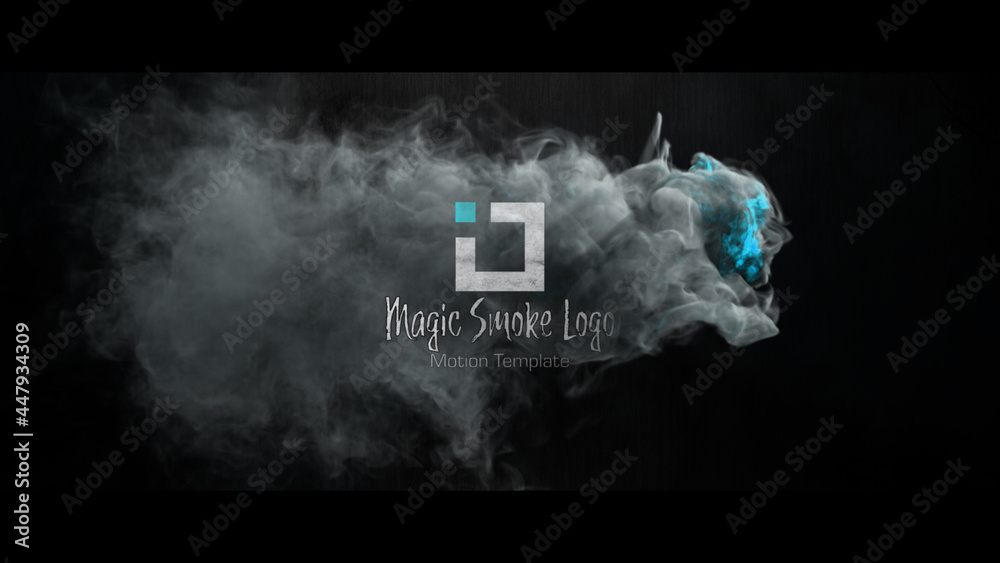 Magic Smoke Logo Reveal Stock Template | Adobe Stock