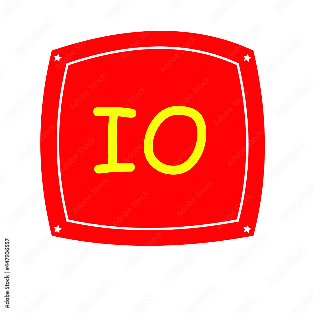 IO letter logo design.Creative logo design.Vector design Stock Vector ...