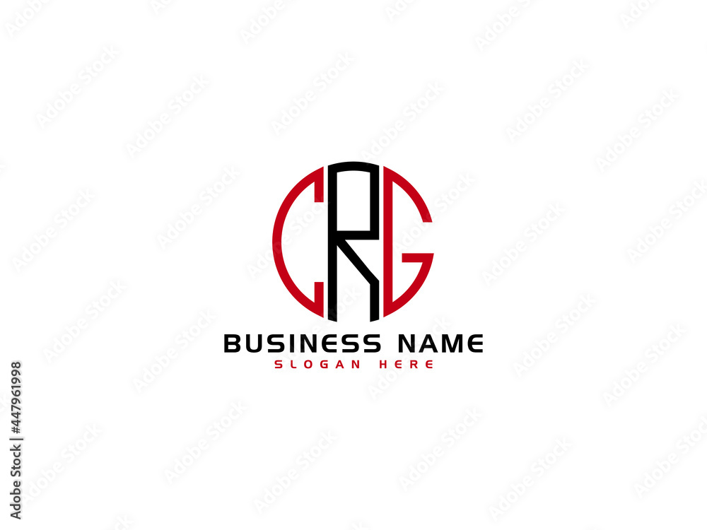 Letter CRG Logo Icon Vector Image Design For New Business Stock Vector ...