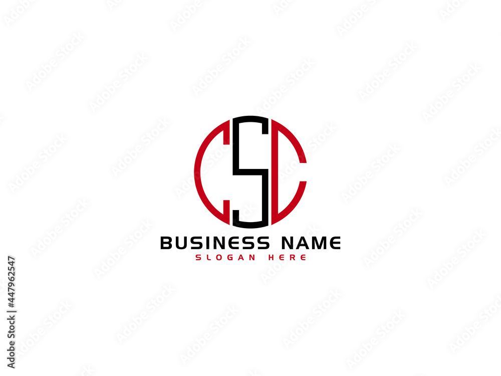 Letter CSC Logo Icon Vector Image Design For New Business Stock Vector ...