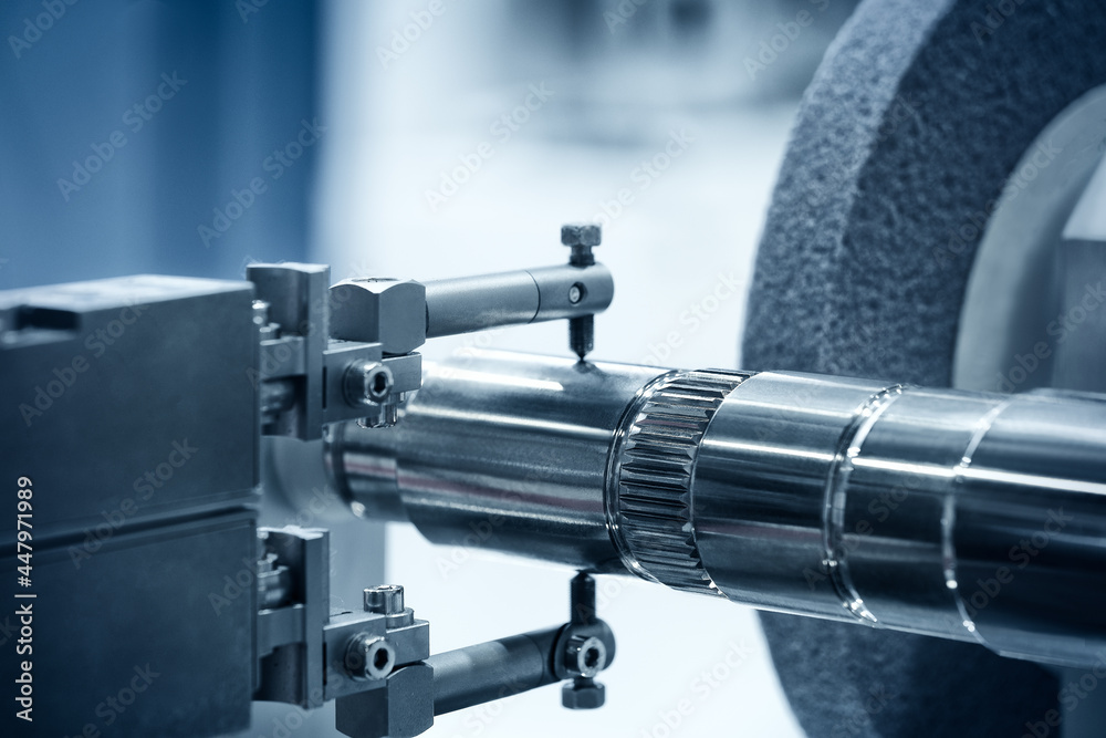 Quality control on milling CNC machine, coordinate measuring machine ...