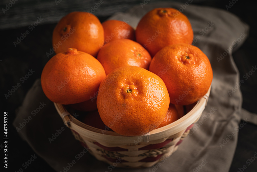 Fruta mandarina, Citrus reticulada, Citrus unshiu, vitamina C ...