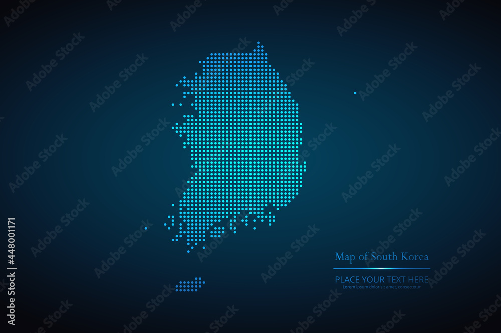 Dotted map of World. Vector EPS10. Stock Vector | Adobe Stock