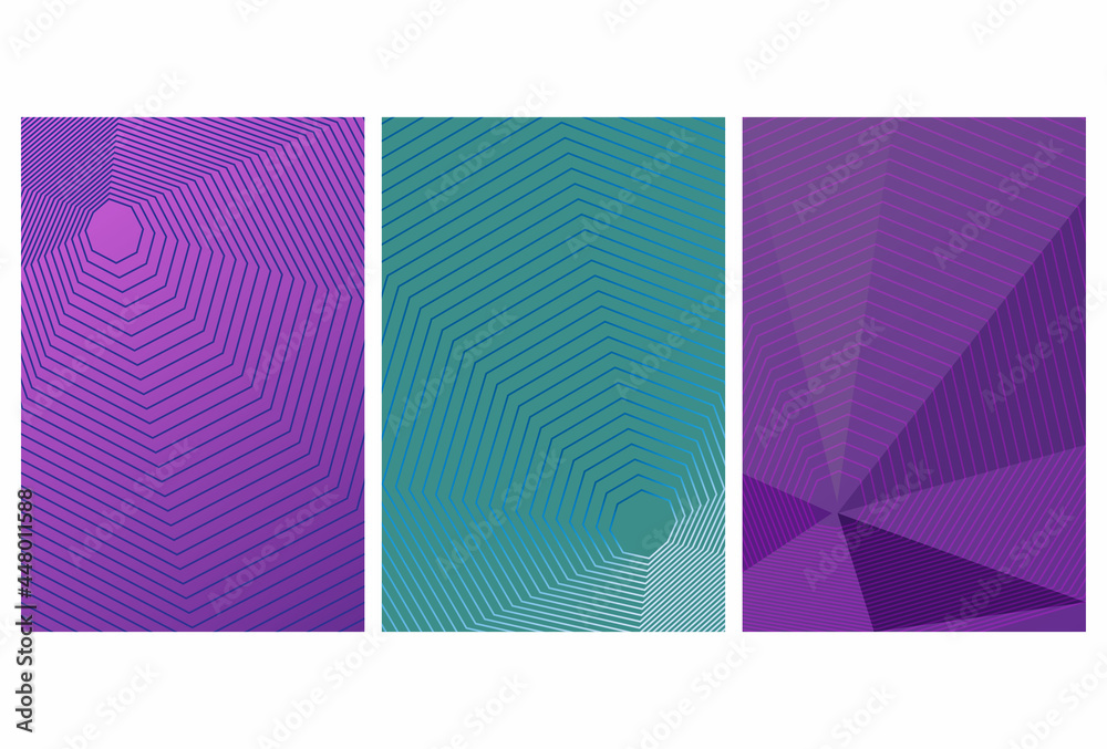 Minimal annual report design vector collection. Report covers graphic ...