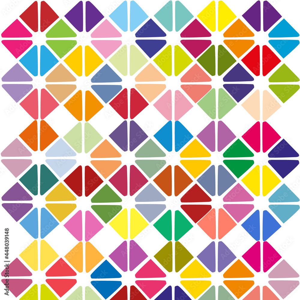 Fondo con figuras geométricas de colores variados. เวกเตอร์สต็อก ...